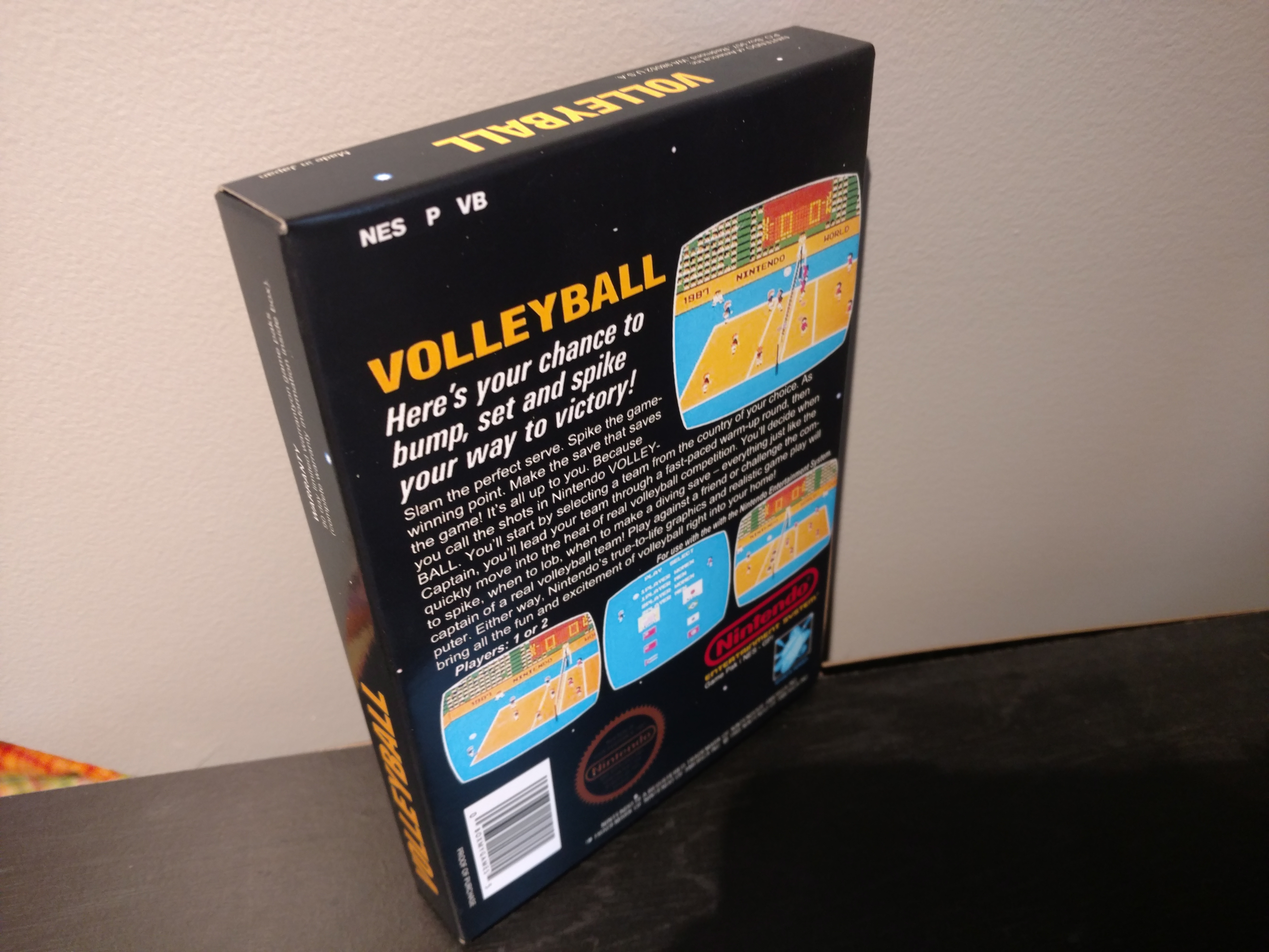 Volleyball NES BoxBox My Games! Reproduction game boxes Volleyball NES BoxBox My Games! Reproduction game boxes