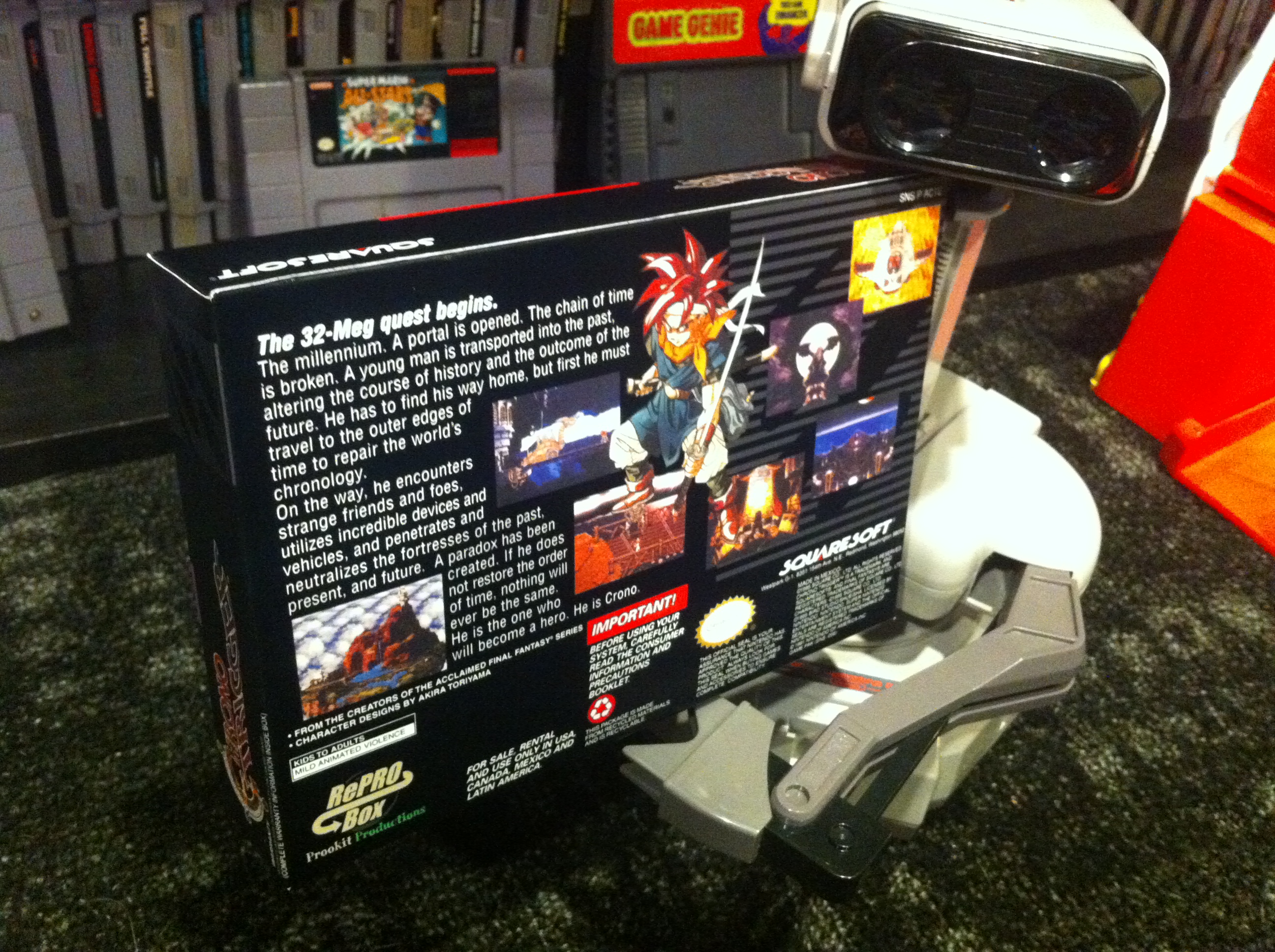 Chrono Trigger | Box My Games! Reproduction game boxes