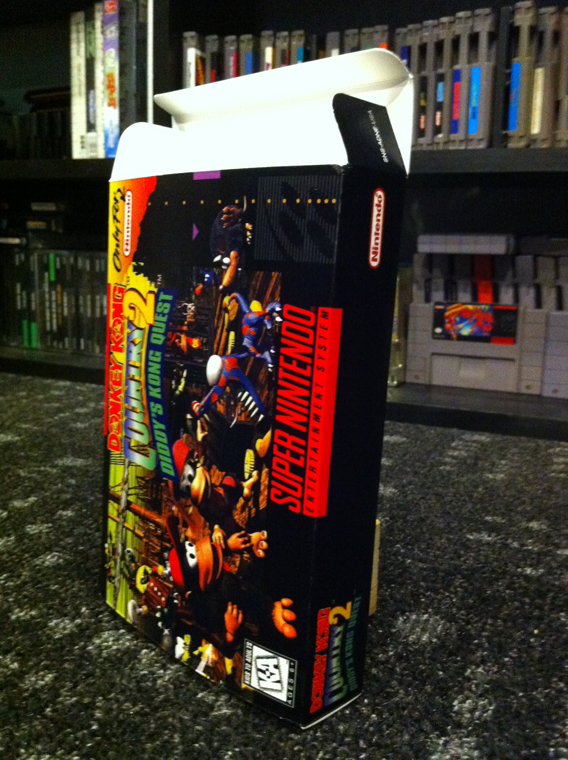 Donkey Kong Country 2 Box