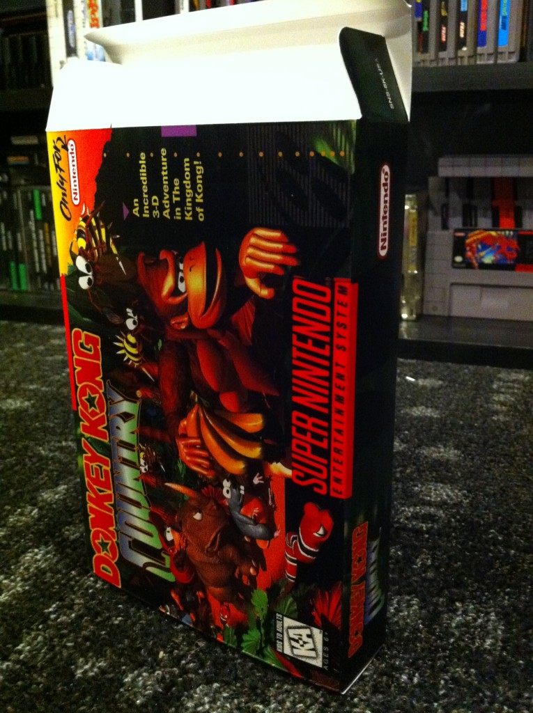 Donkey Kong Country – Box My Games! Reproduction game boxes