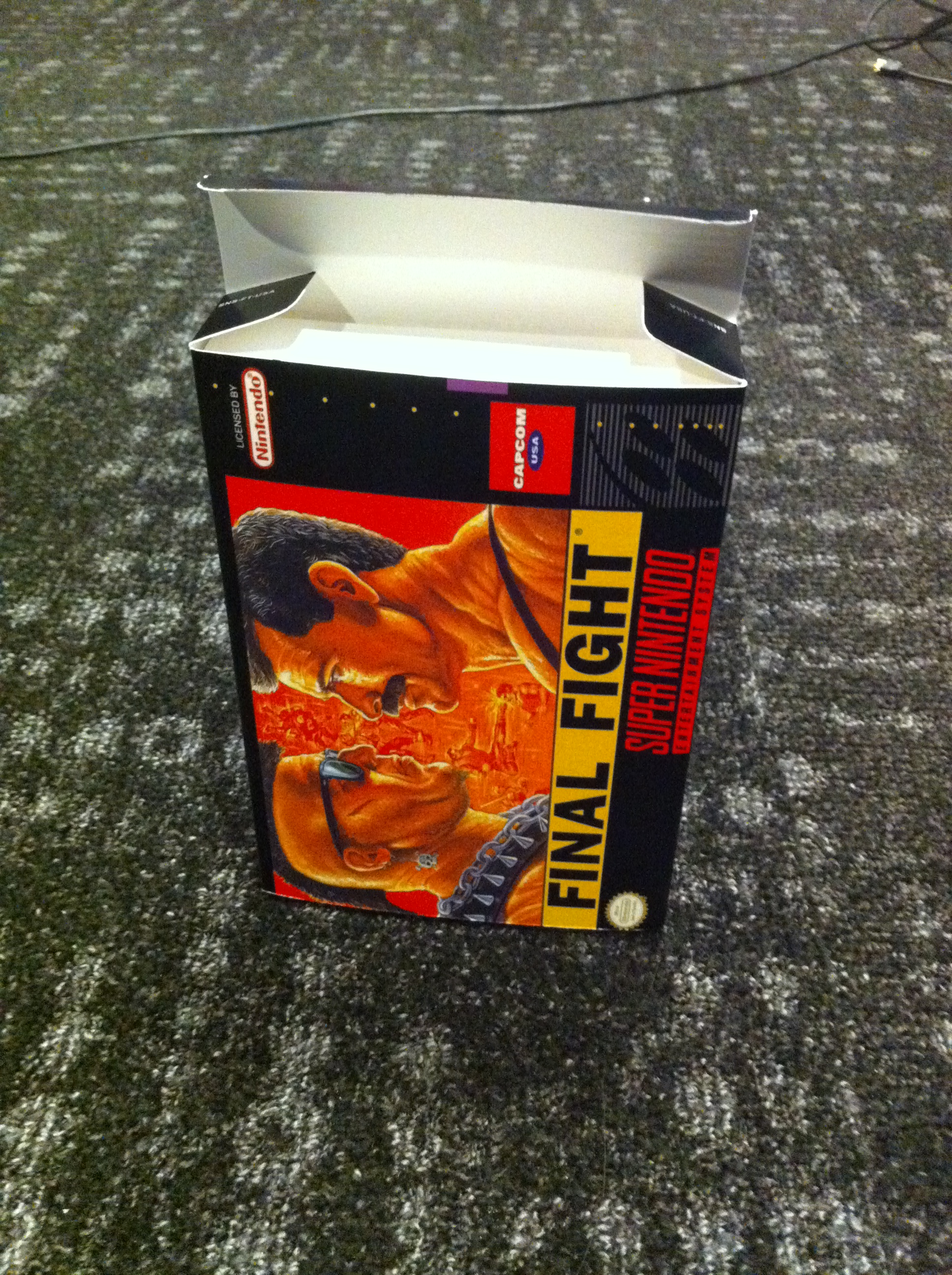 Final Fight | Box My Games! Reproduction game boxes