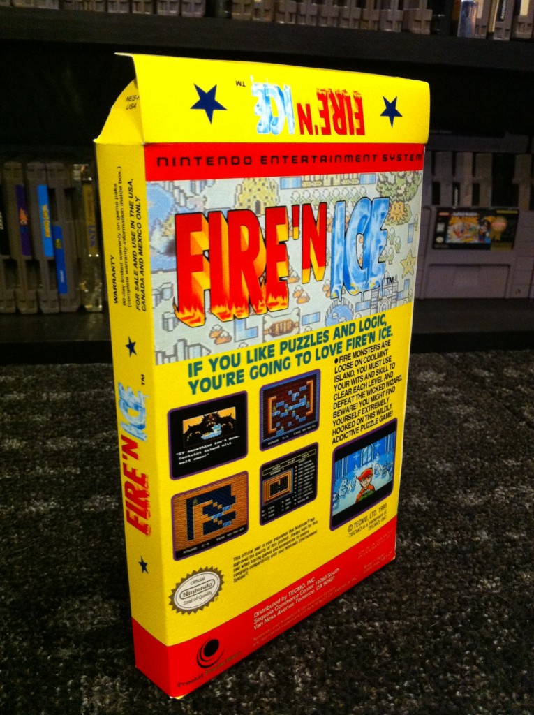 Fire ‘N Ice – Box My Games! Reproduction game boxes