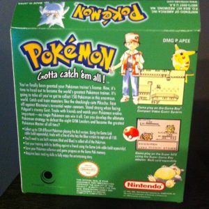 Pokemon Green BoxBox My Games! Reproduction game boxes