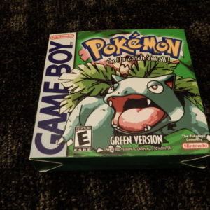 Pokemon Green BoxBox My Games! Reproduction game boxes