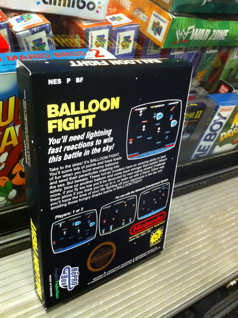 NES Balloon Fight Box