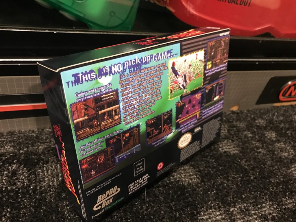 SNES Michael Jordan Chaos in the Windy City box
