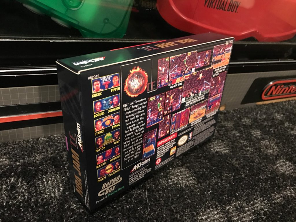 SNES NBA Jam T.E. box